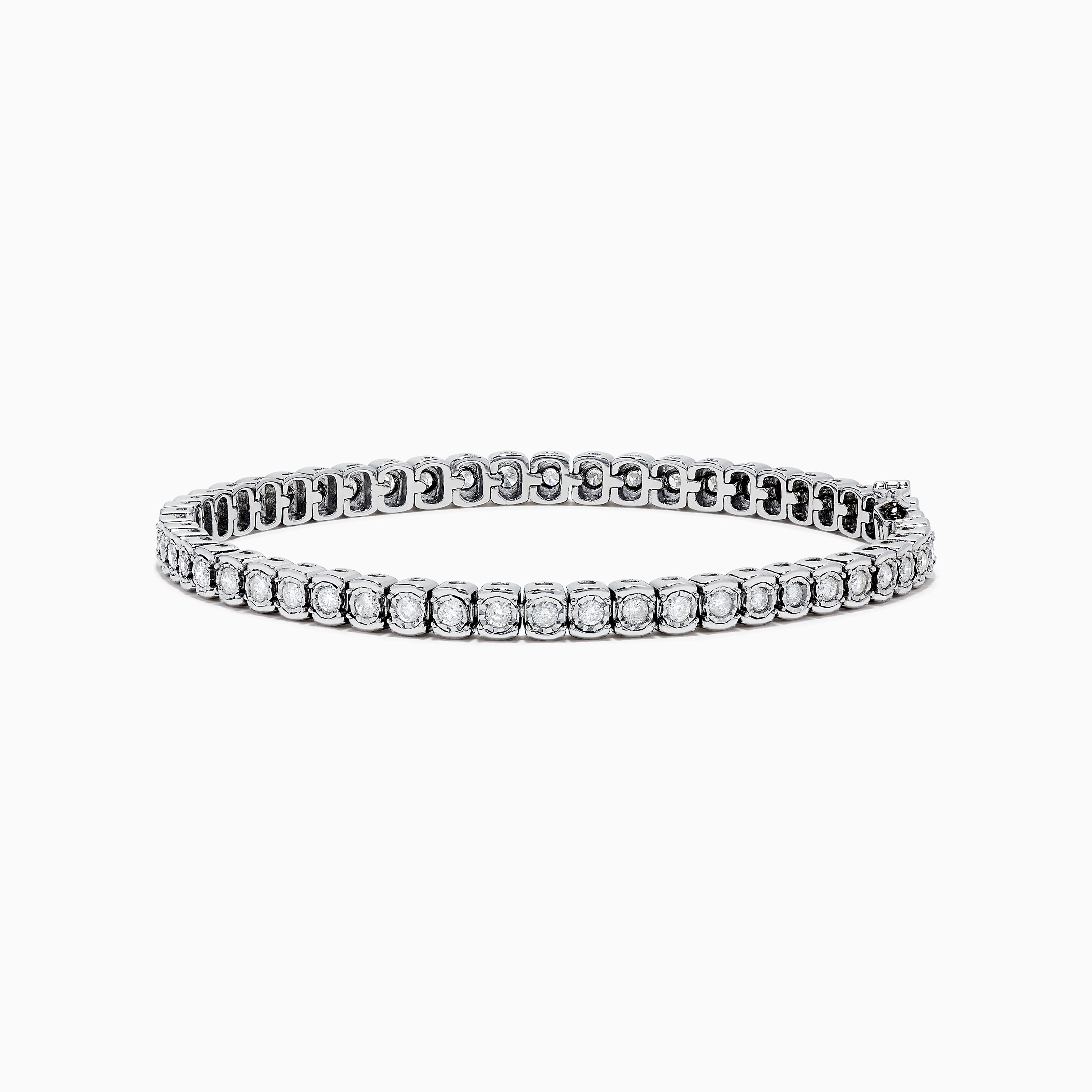 925 Sterling Silver Diamond Tennis Bracelet – effyjewelry.com