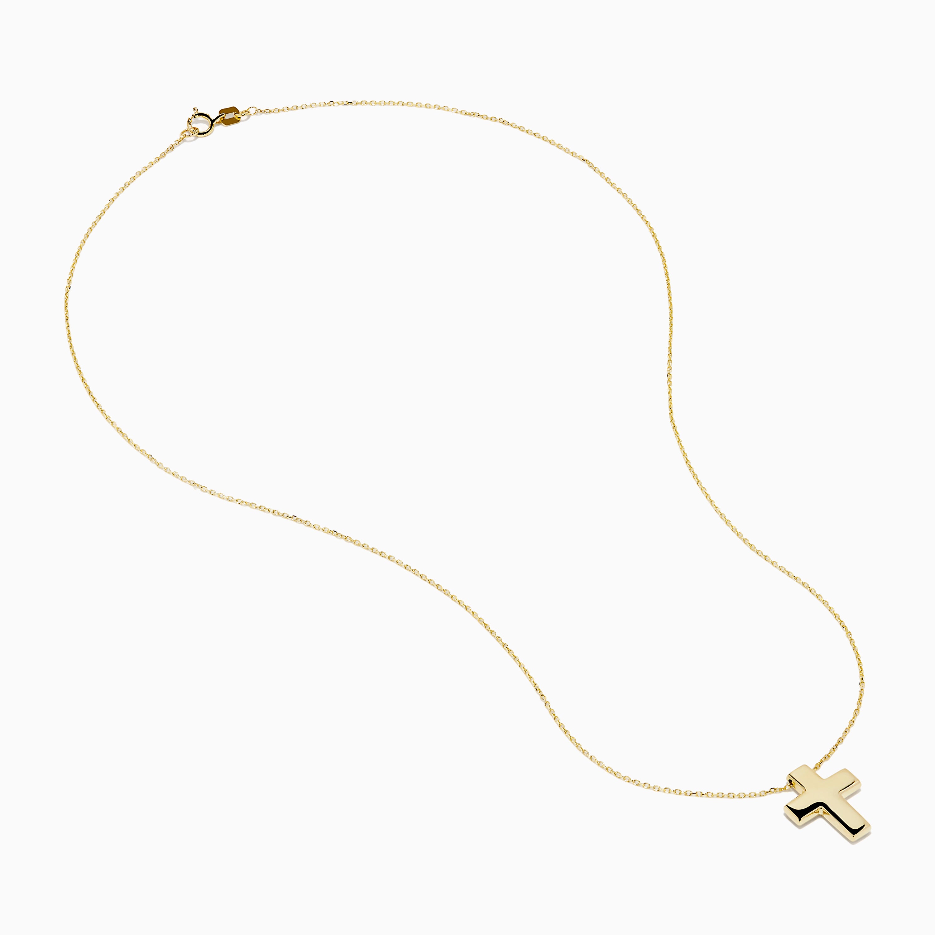 14K Yellow Gold Cross Pendant – effyjewelry.com