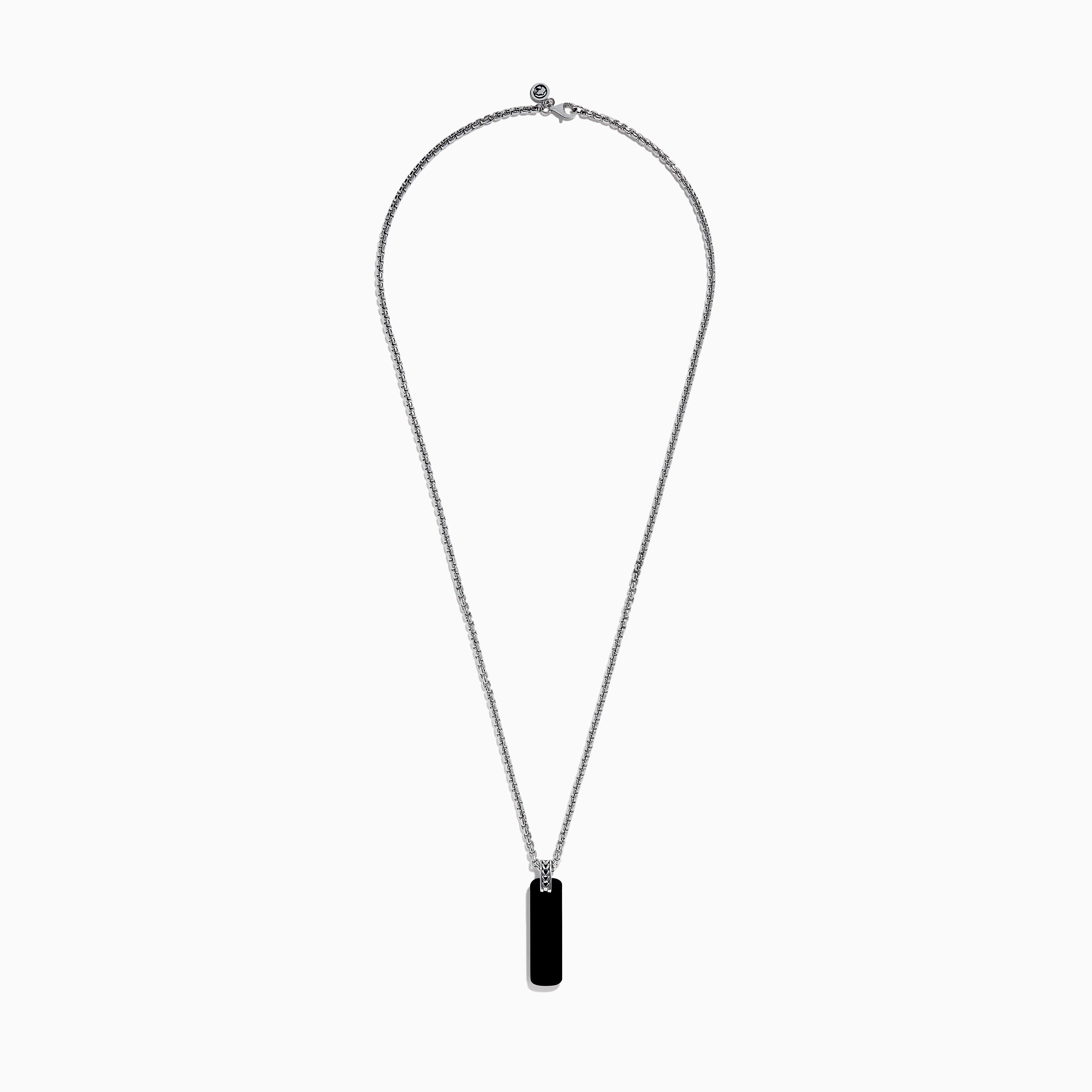 Men's 925 Sterling Silver Onyx Pendant – effyjewelry.com