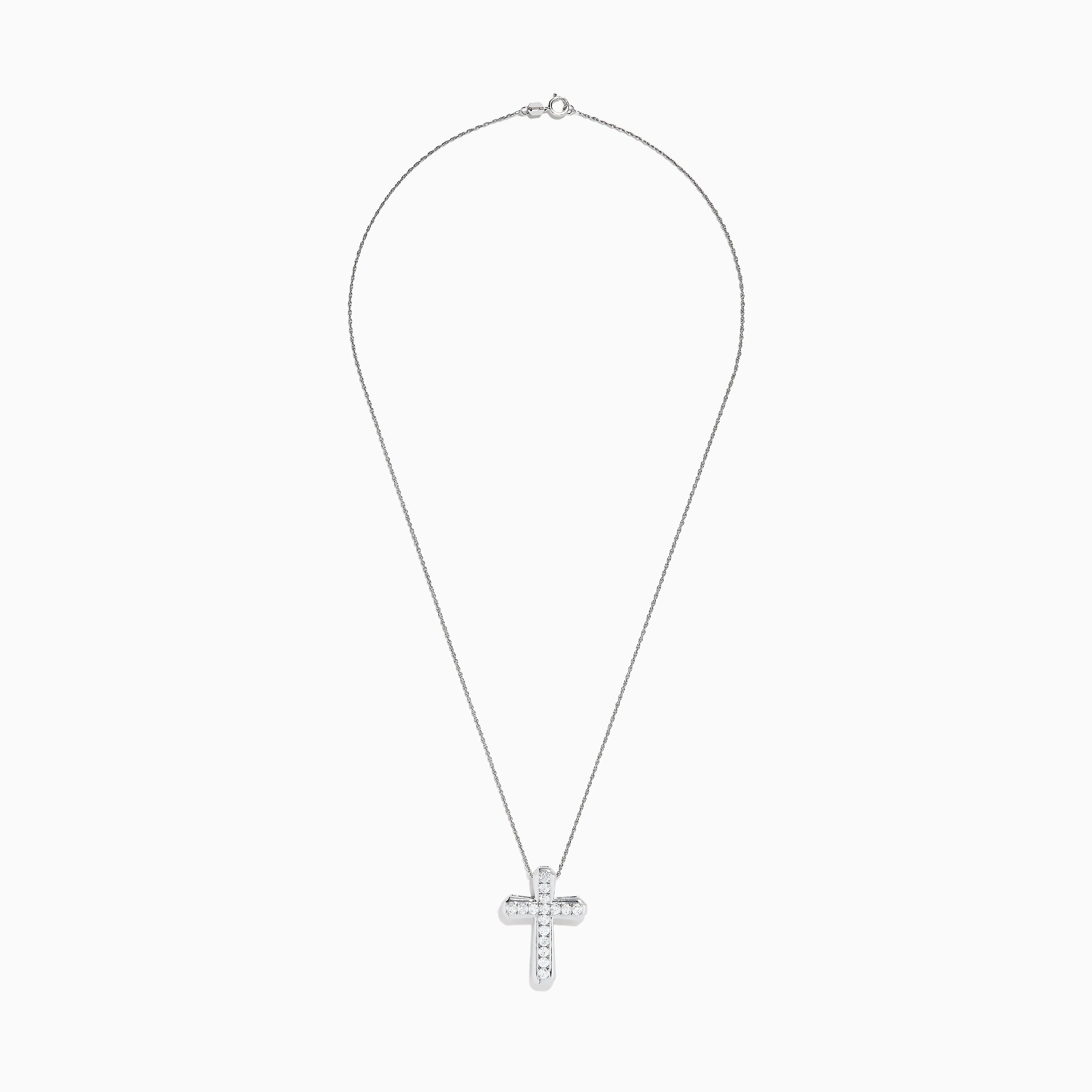 925 Sterling Silver Diamond Cross Pendant – effyjewelry.com