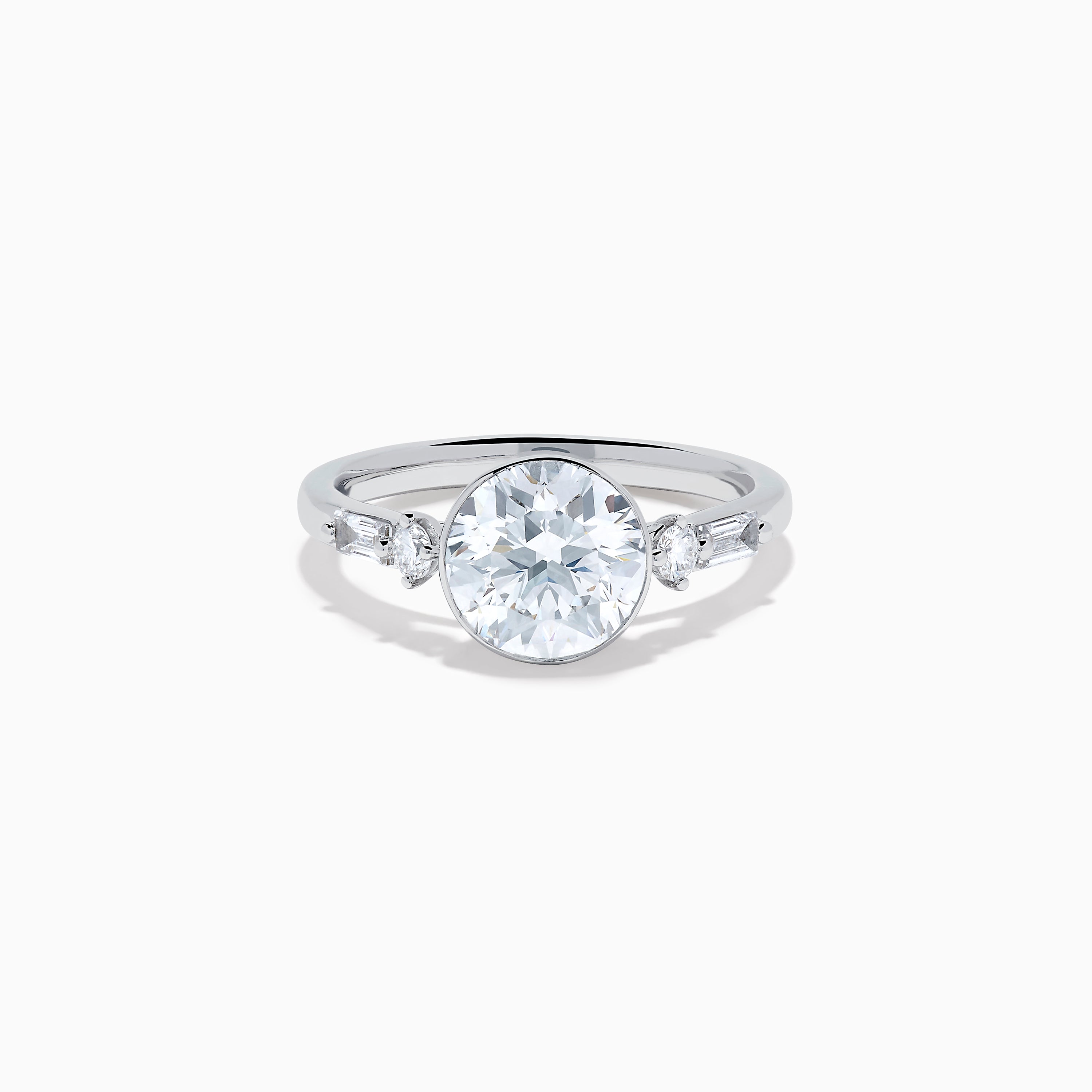 Star Lab Grown Diamond Moderne Ring in 18K White Gold – effyjewelry.com