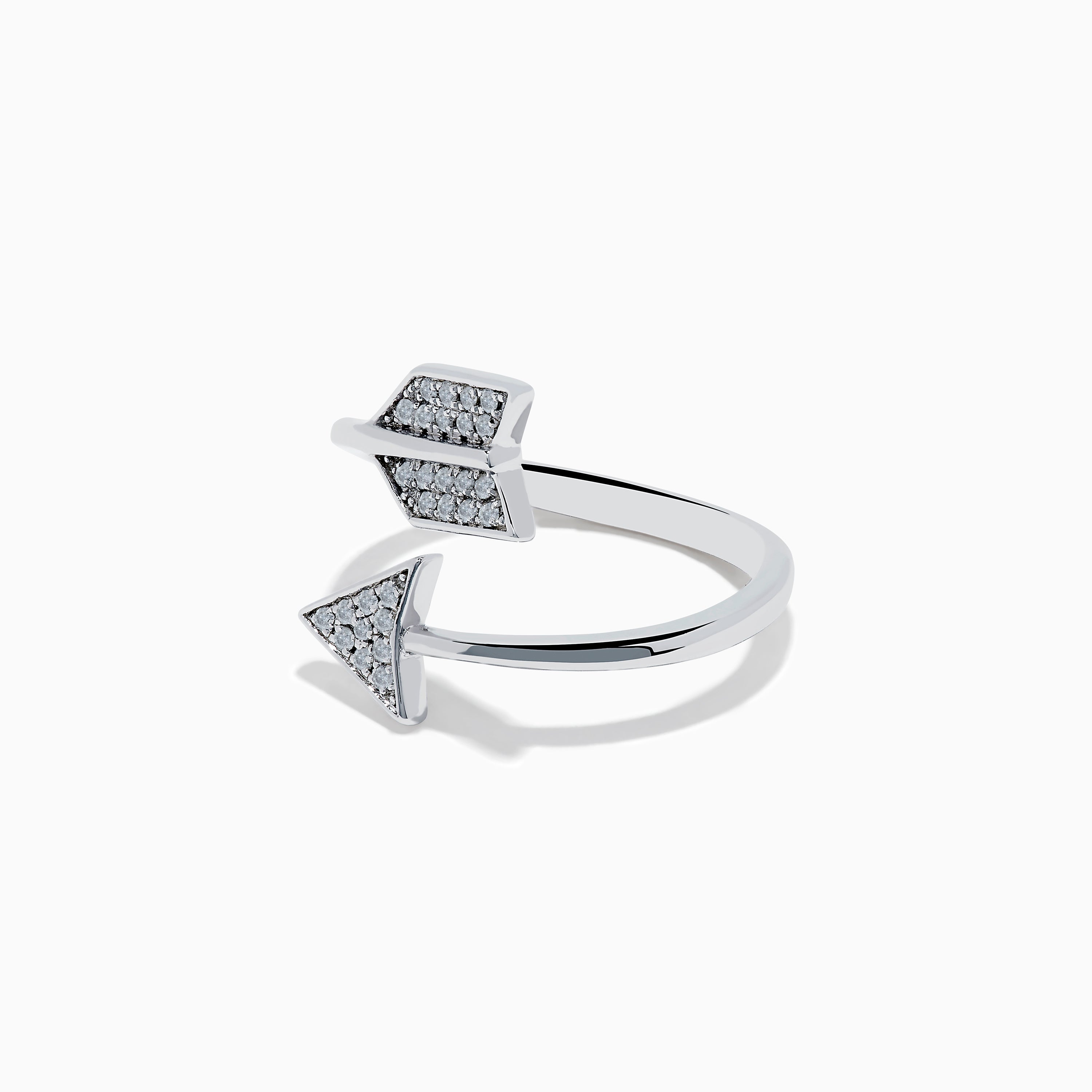 925 Sterling Silver Diamond Spiral Arrow Ring – effyjewelry.com
