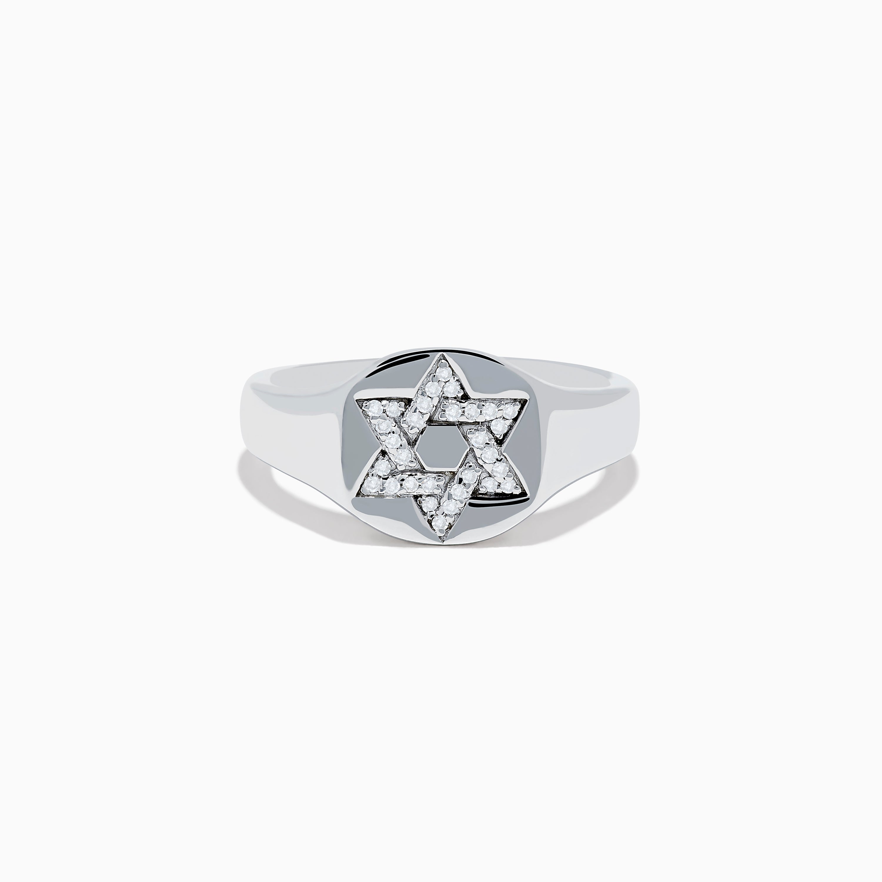 925 Sterling Silver Diamond Star of David Ring – effyjewelry.com