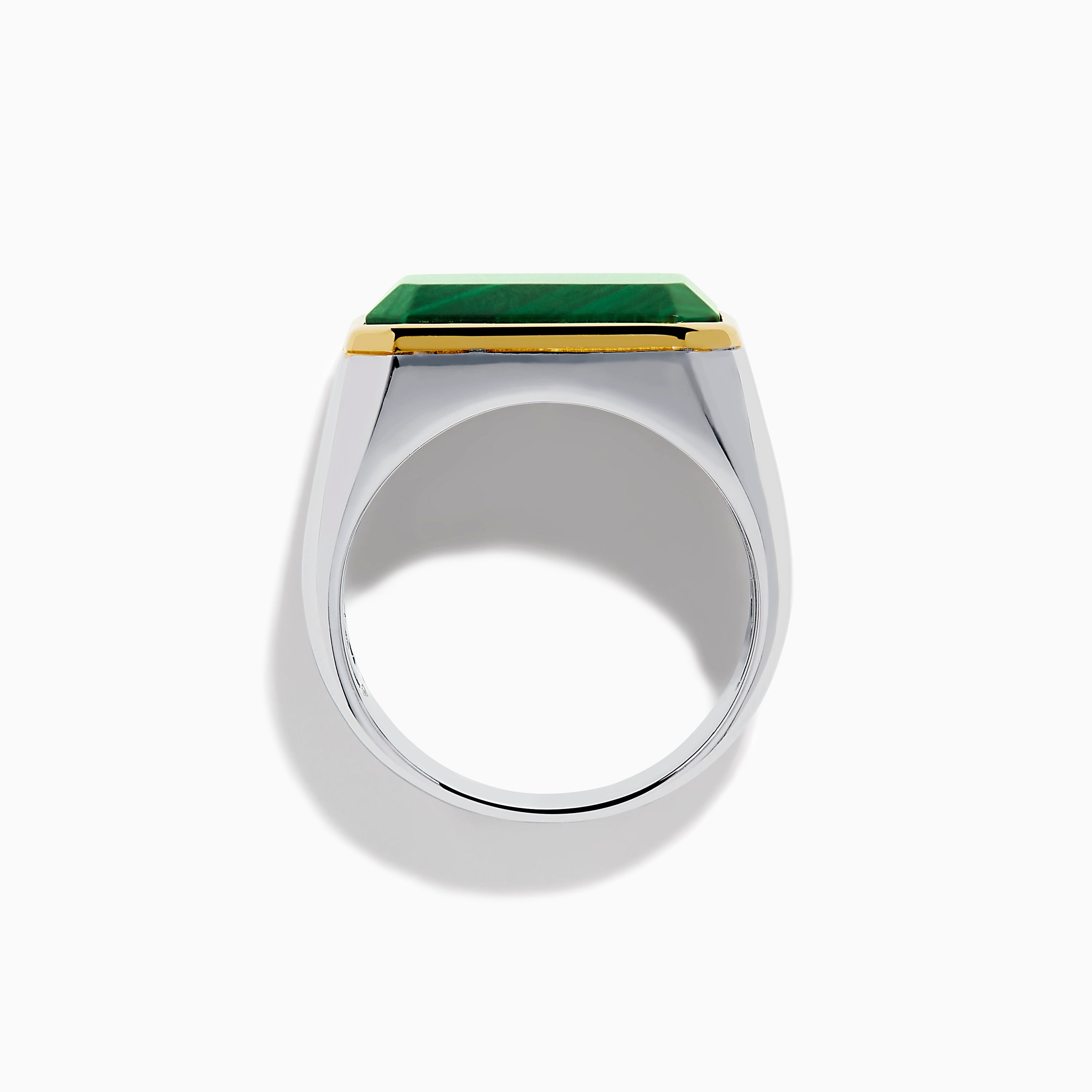Men's 925 Sterling Silver Malachite Signet Ring – effyjewelry.com
