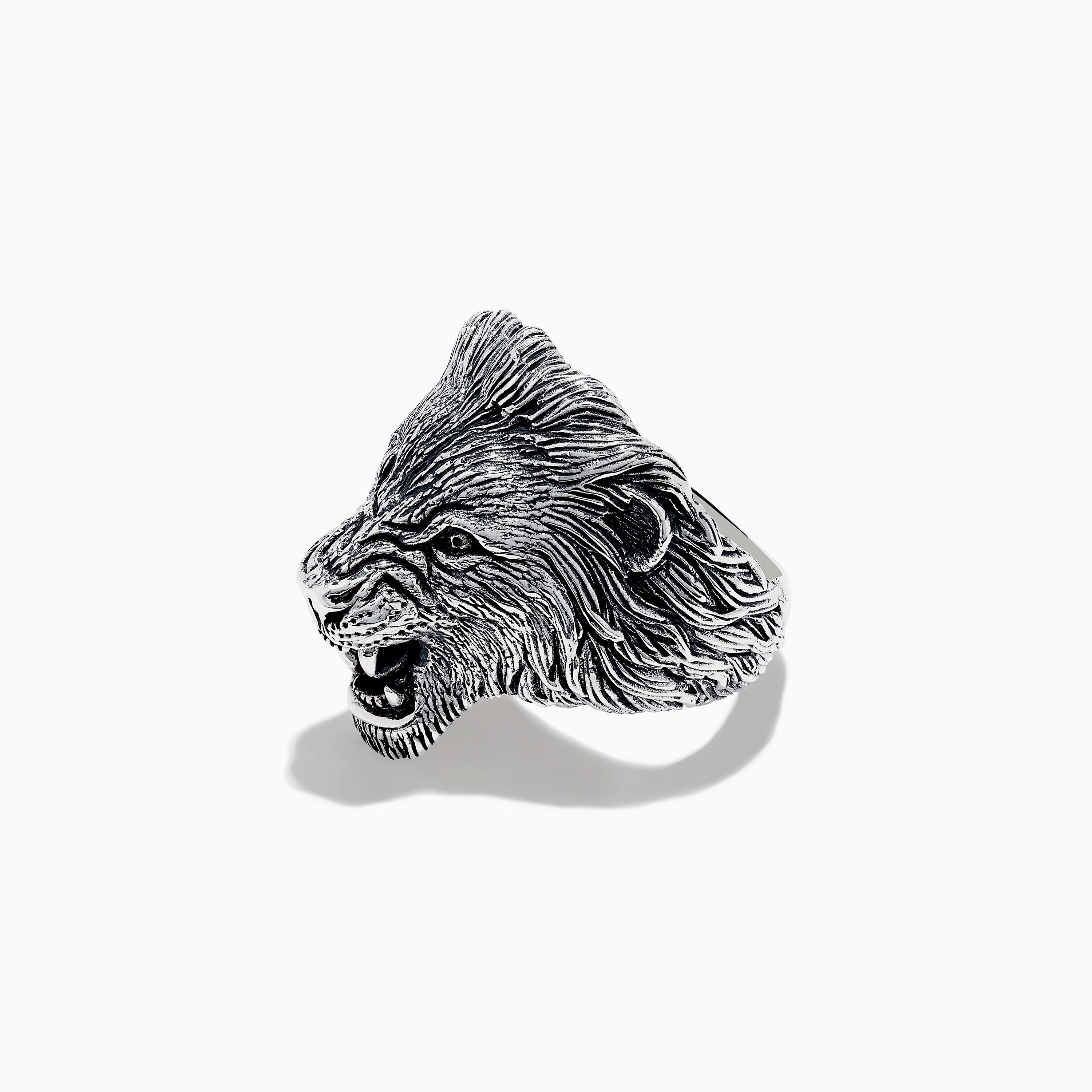 Men's 925 Sterling Silver Lion Ring – effyjewelry.com
