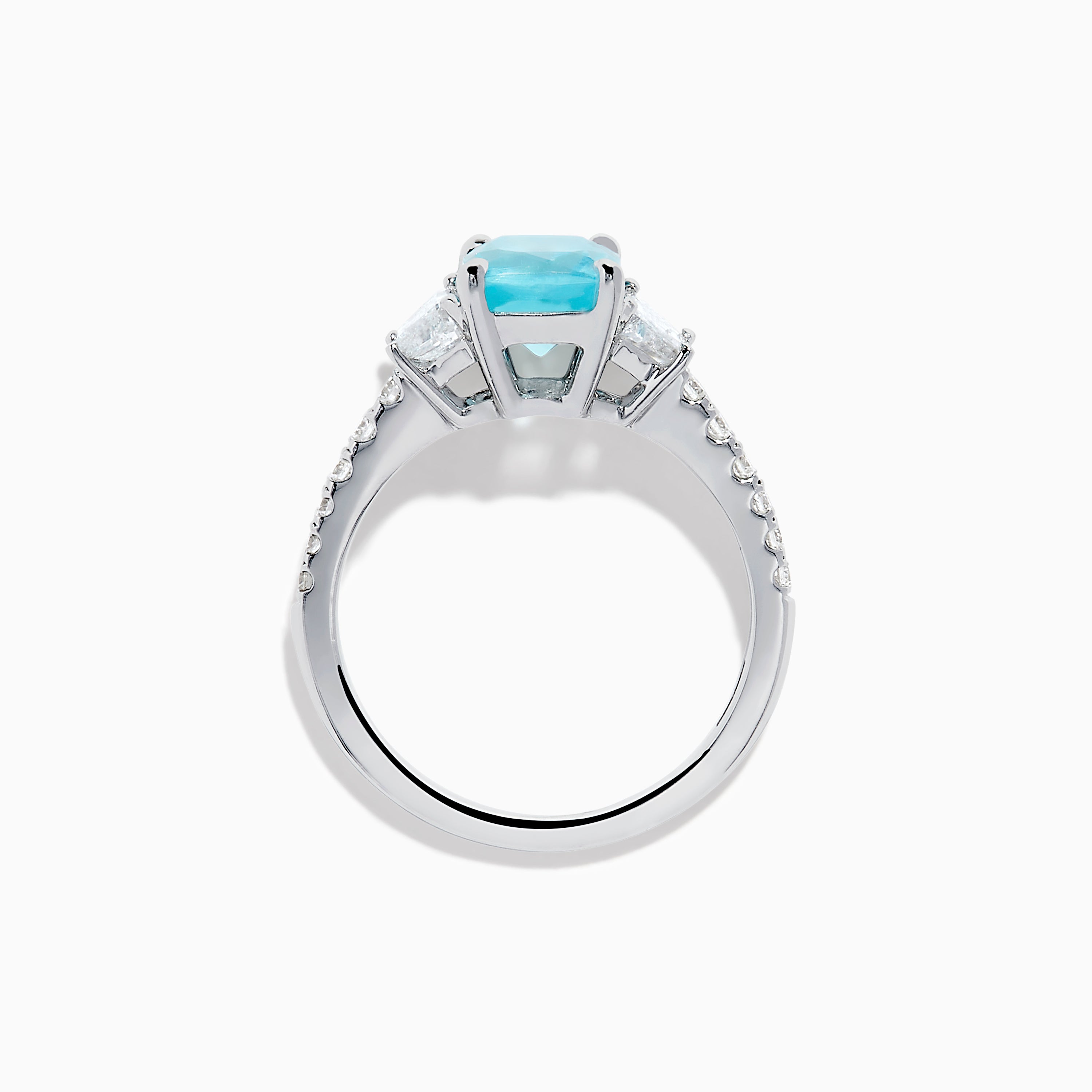 Effy Hematian 18K White Gold Paraiba Tourmaline and Diamond Ring ...