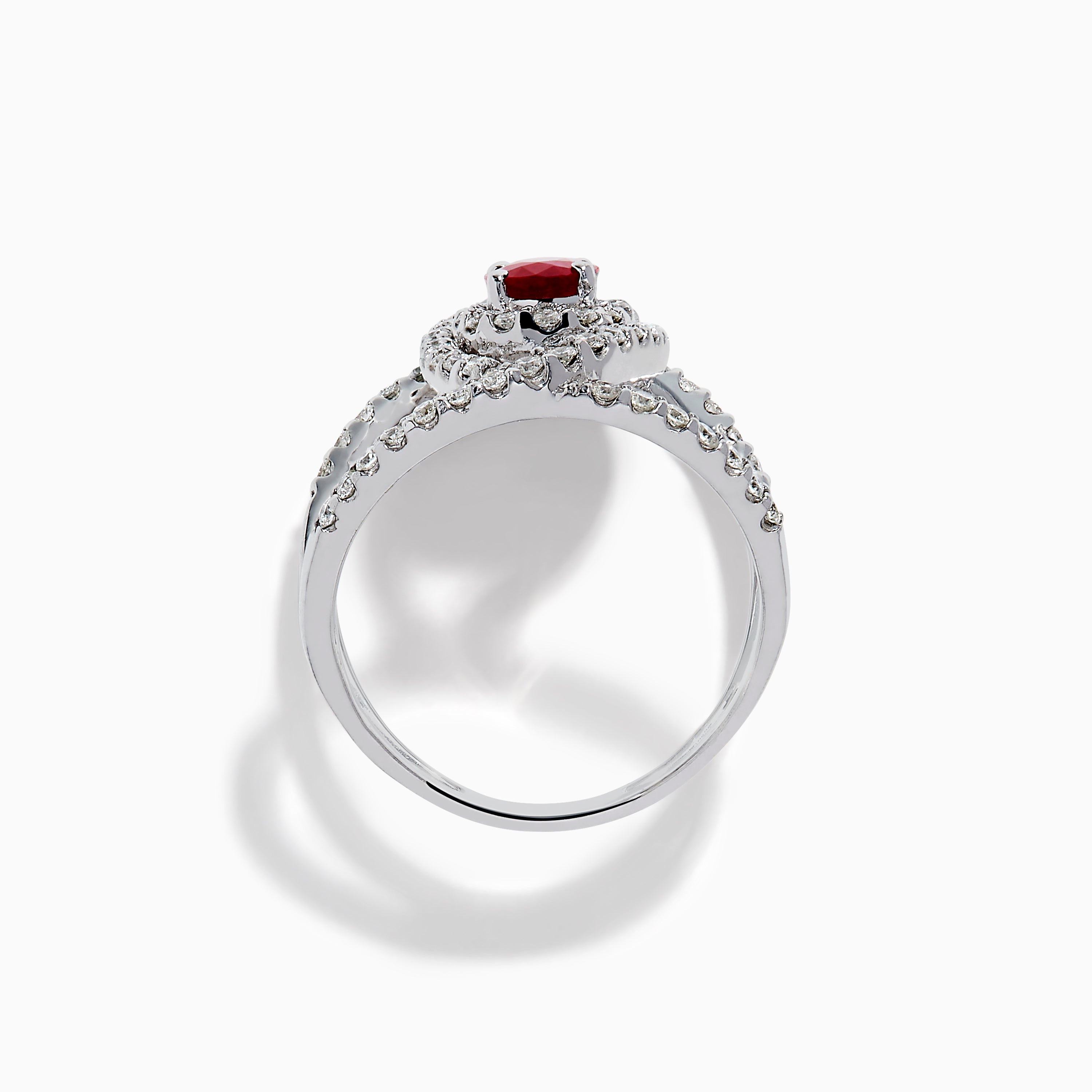 Ruby Royale 14K White Gold Ruby and Diamond Ring – effyjewelry.com
