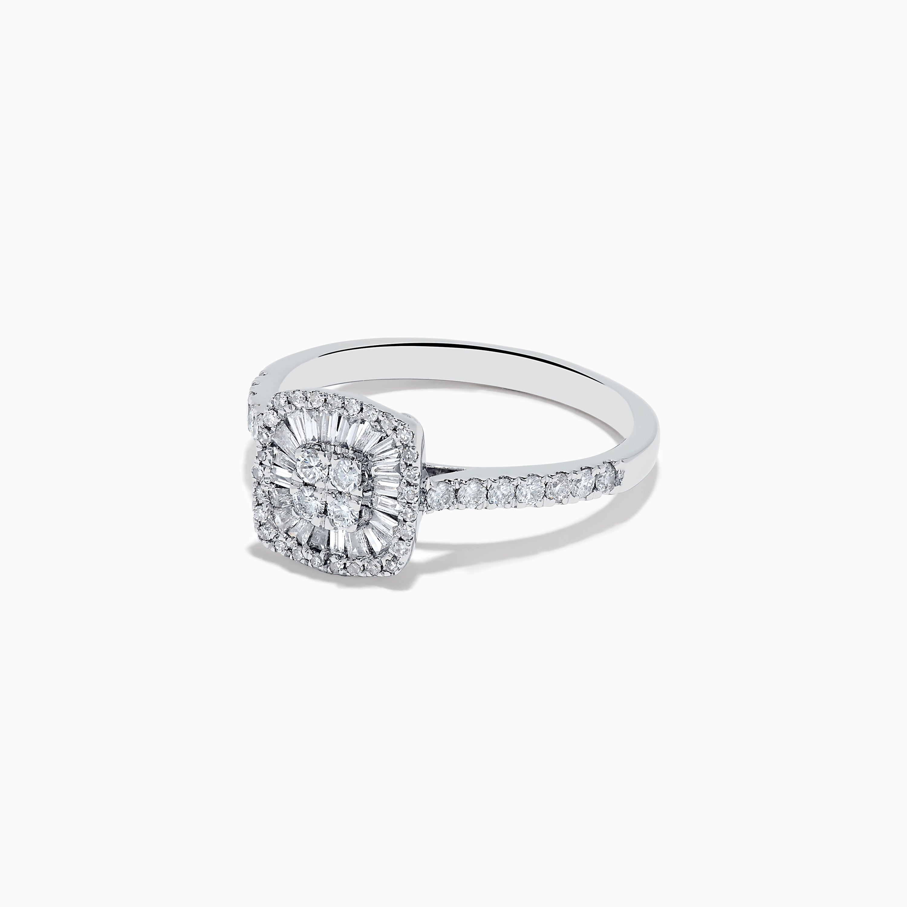 Classique 14K White Gold Diamond Ring – effyjewelry.com