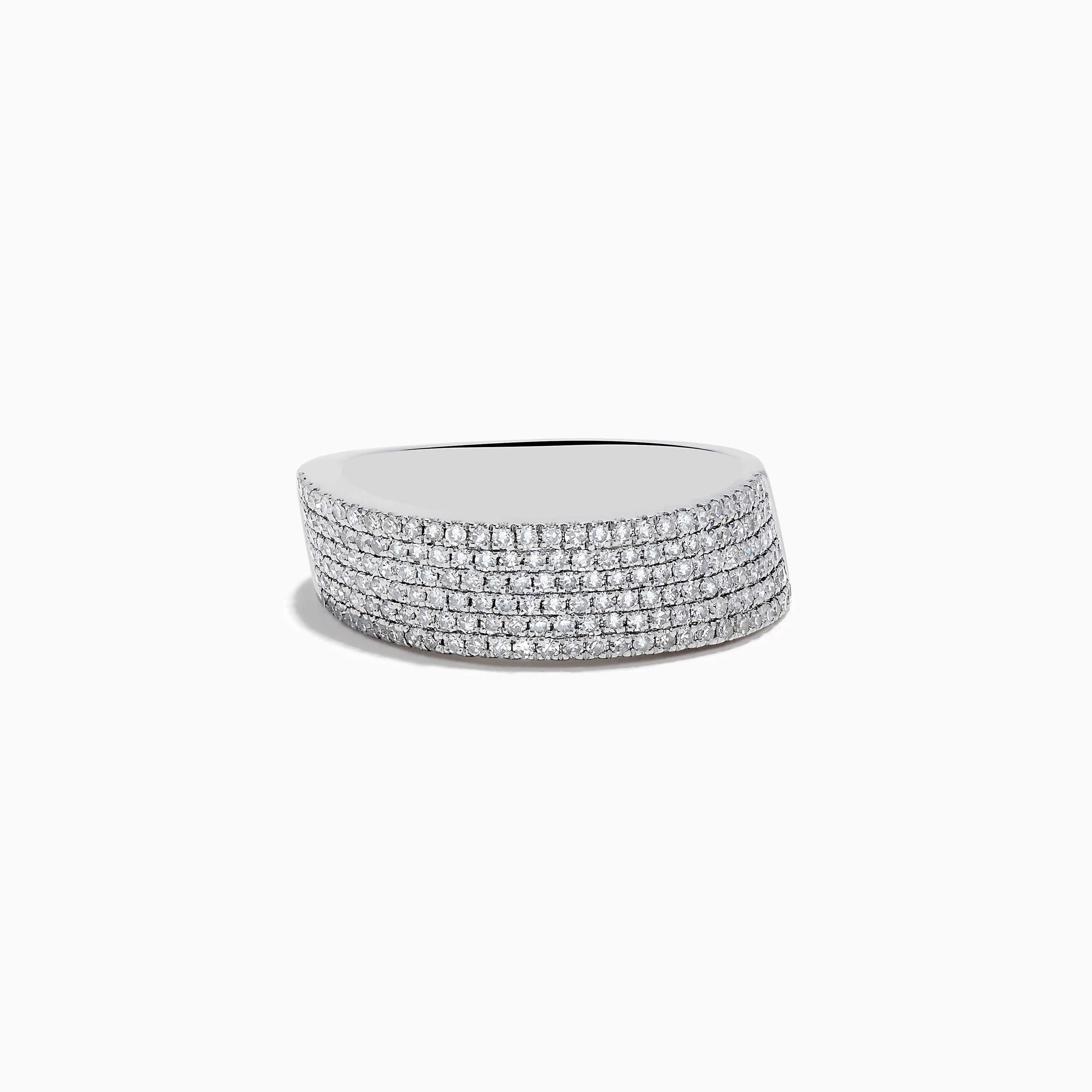 925 Sterling SIlver Diamond Slant Ring – effyjewelry.com