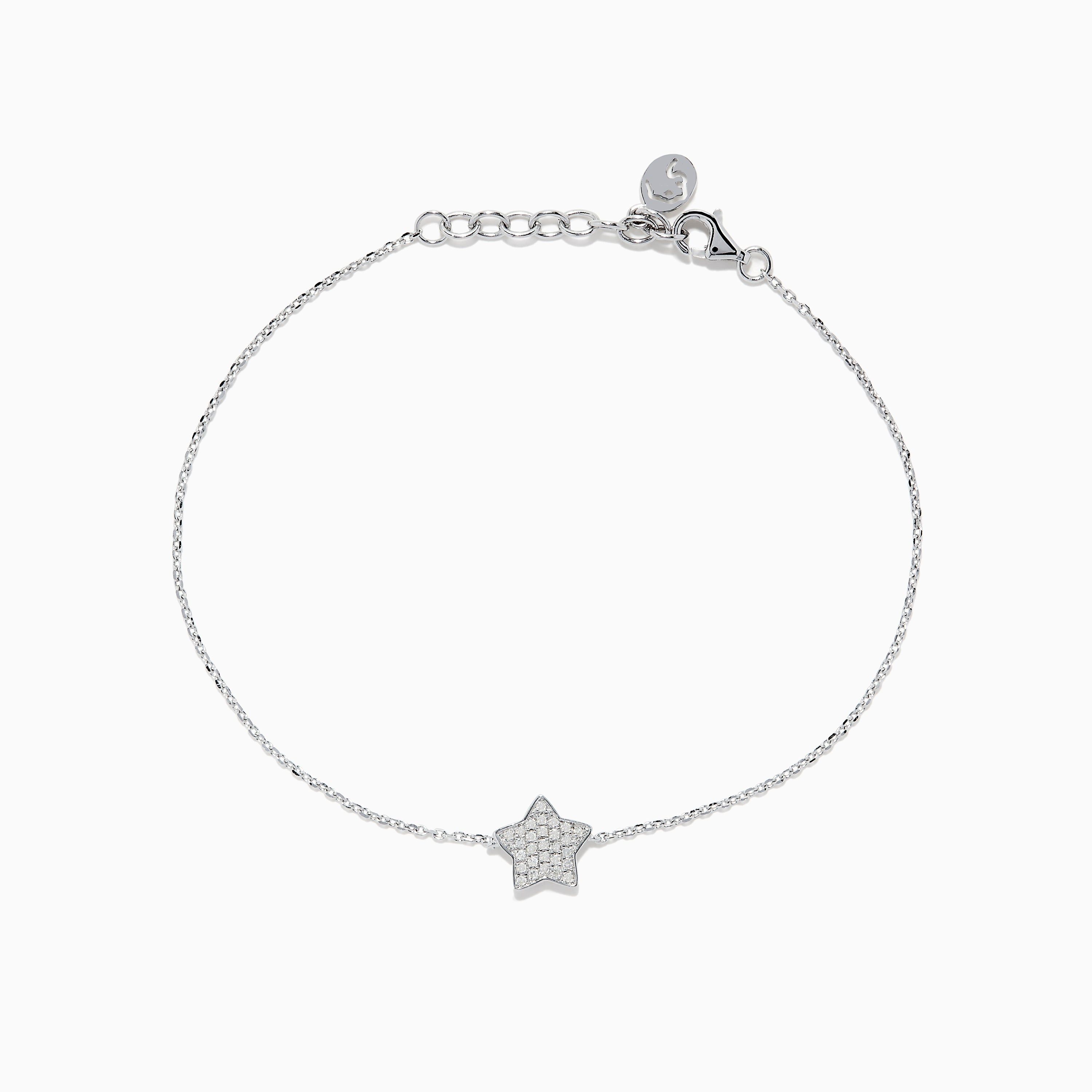 925 Sterling Silver Diamond Star Bracelet – effyjewelry.com