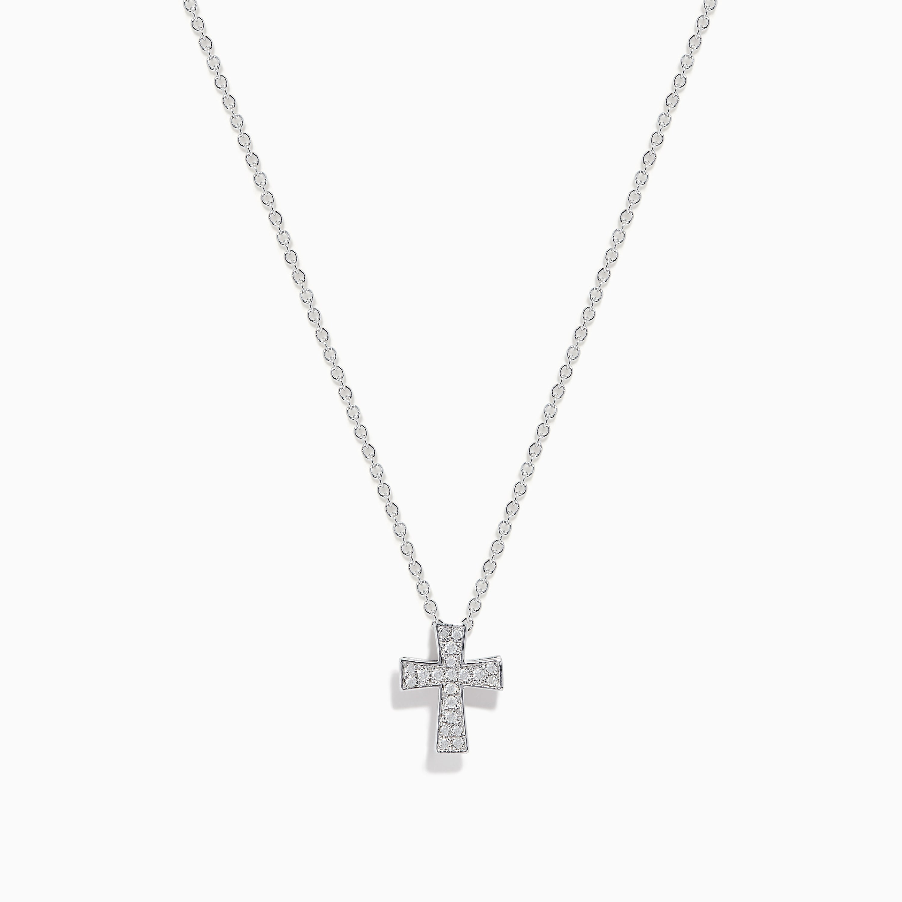 925 Sterling Silver Diamond Cross Pendant – effyjewelry.com