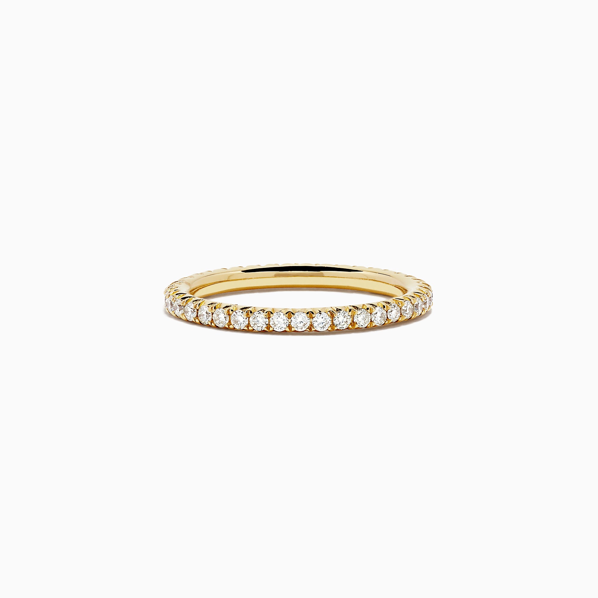 18K Yellow Gold Yellow Diamond Eternity Band, 0.54 TCW – effyjewelry.com