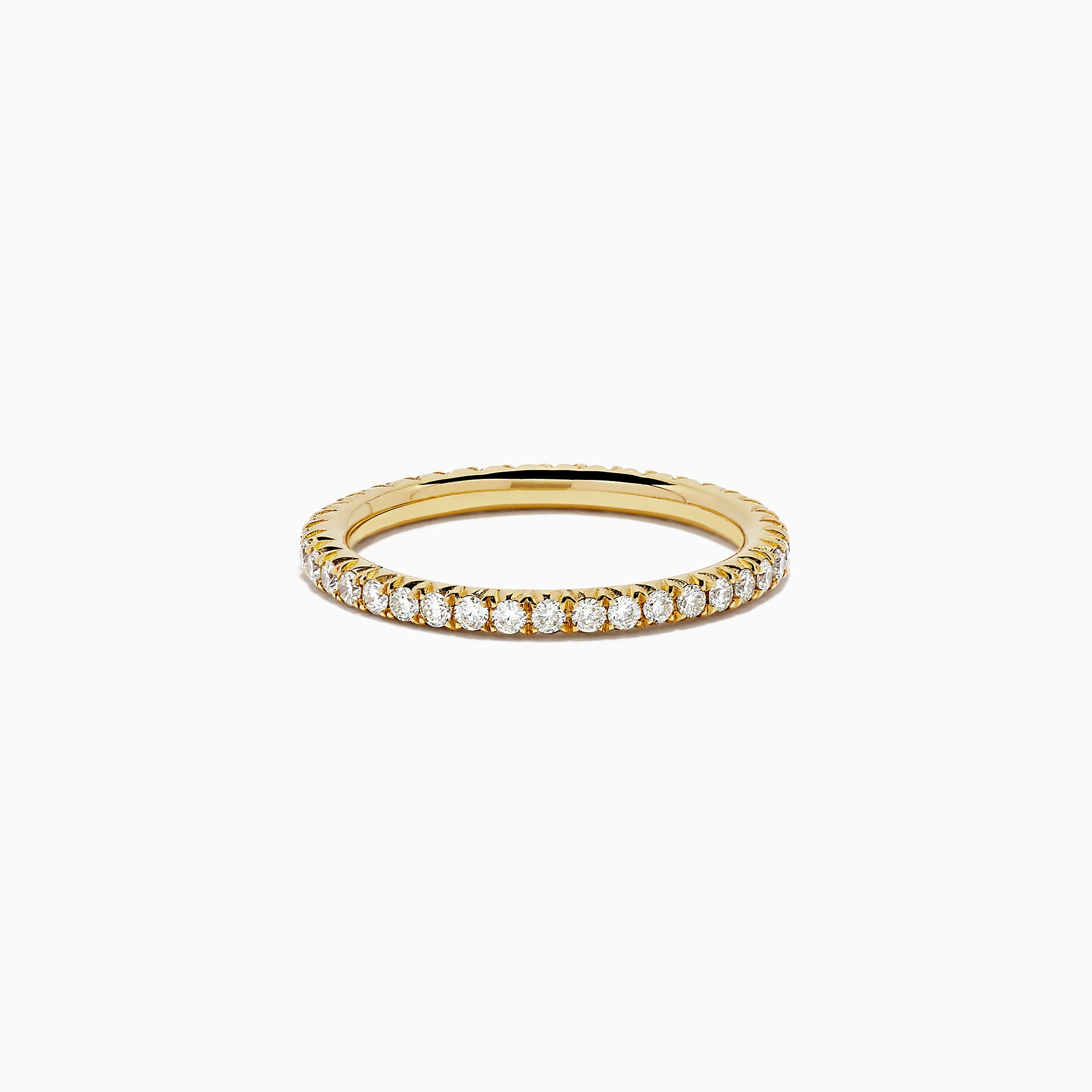 18K Yellow Gold Yellow Diamond Eternity Band, 0.54 TCW – effyjewelry.com
