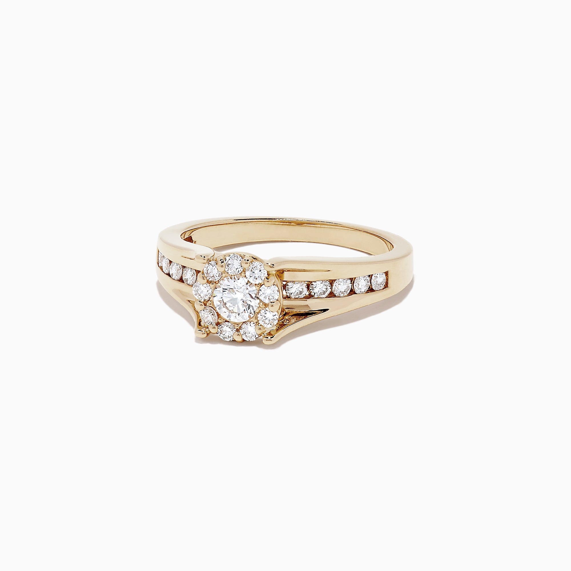 Bouquet 14K Yellow Gold Diamond Cluster Ring, 0.68 TCW – effyjewelry.com