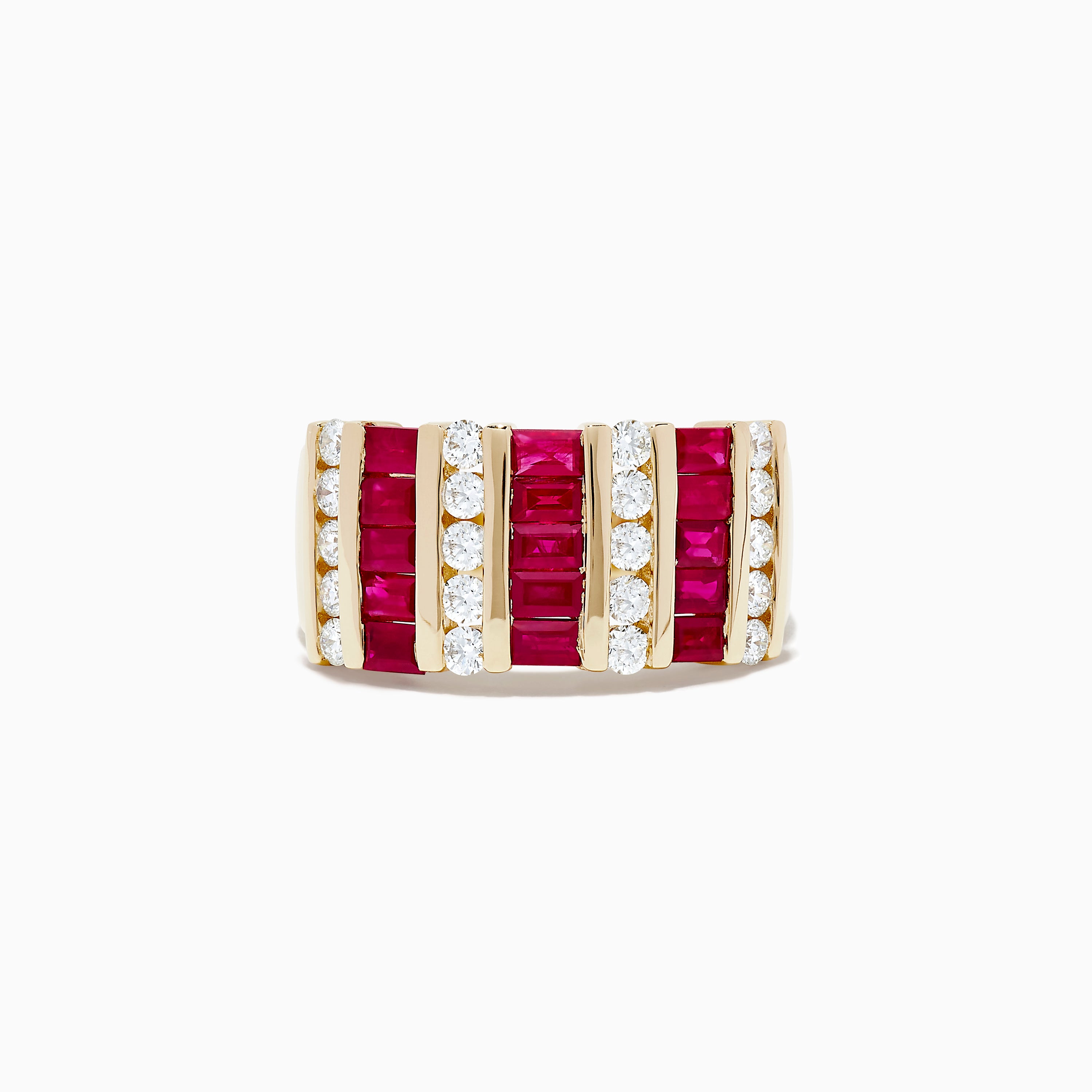Effy Ruby Royale 14K Yellow Gold Ruby and Diamond Ring | effyjewelry.com